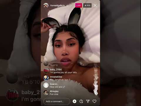 Itsmadgalkris on ig live speaks on beefs and kayla b king vons sister
