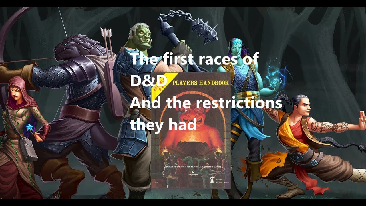 Advanced D&D Player's Handbook Reading & Review Part 3 The Character ...