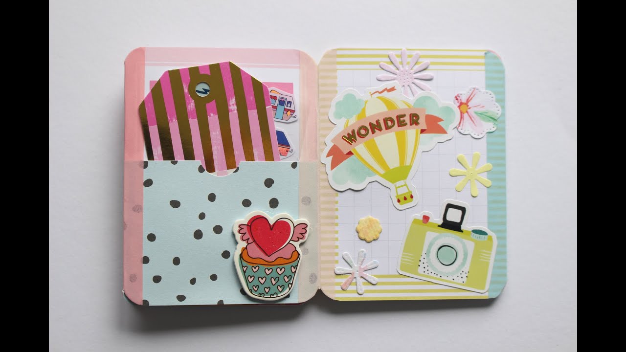 Making a Project Life Card Flipbook | Subscriber Mail - YouTube