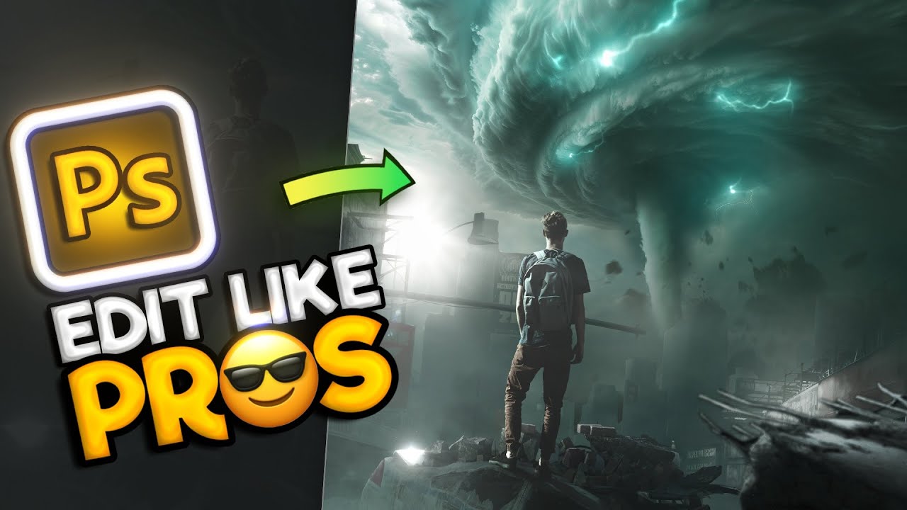 How to EDIT Like PROS To Make Cinematic Scenes In PHOTOSHOP! - YouTube