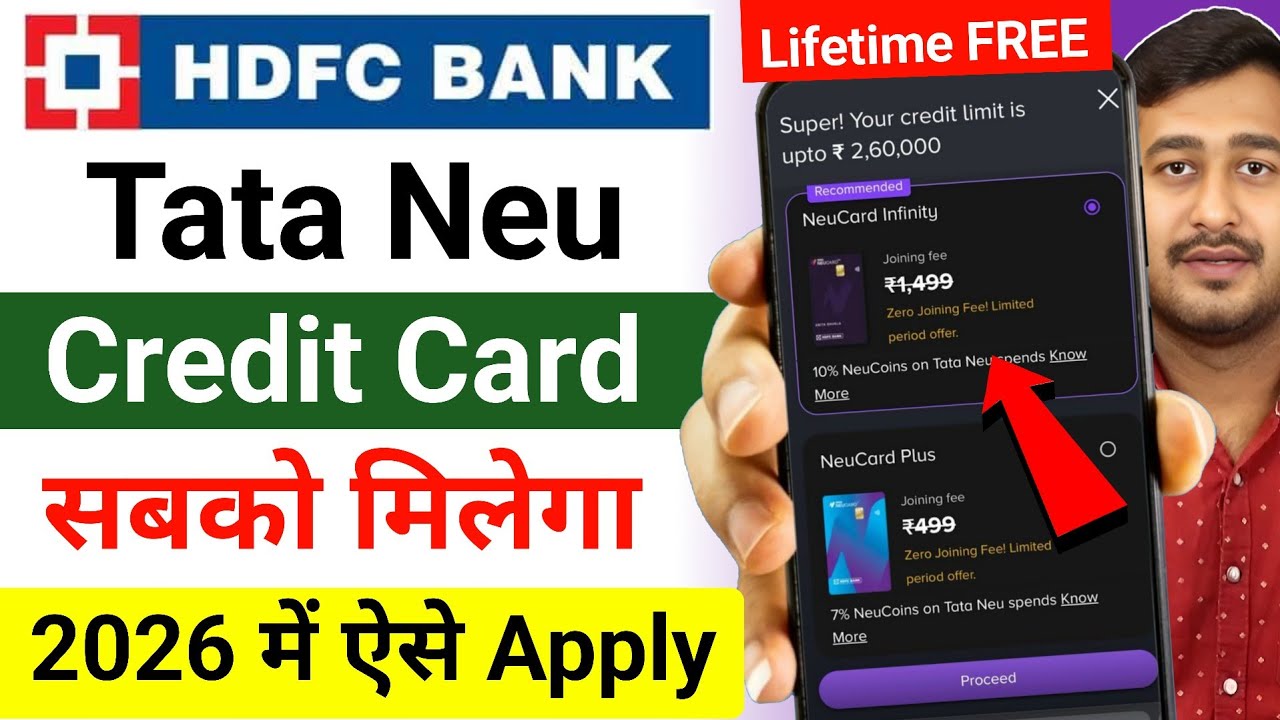Tata Neu Credit Card Apply| Tata Neu infinity HDFC Bank Credit Card ...