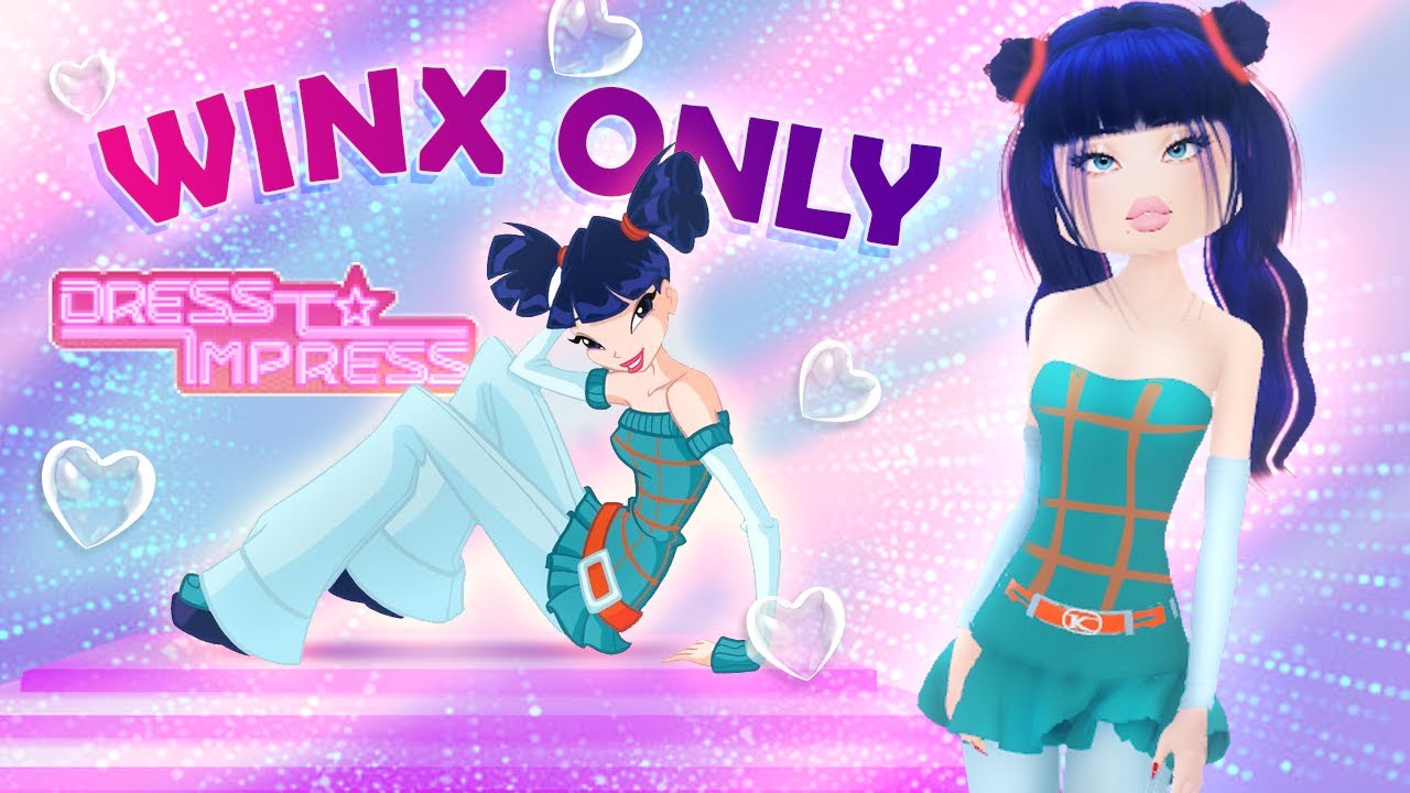 DRESSING UP As WINX CLUB CHARACTERS In DRESS To IMPRESS..?! - YouTube