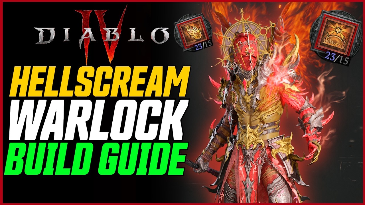 BEST MID-GAME FIRE WARLOCK BUILD! // Diablo 4 Hellscream Warlock Guide ...