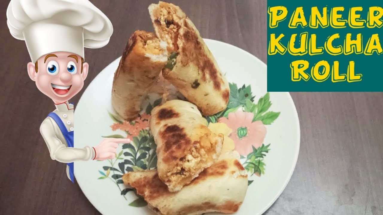 Easy Stuffed Paneer Kulcha Roll / पनीर कुल्चा रोल आसान तरीके से/ Cheesy ...