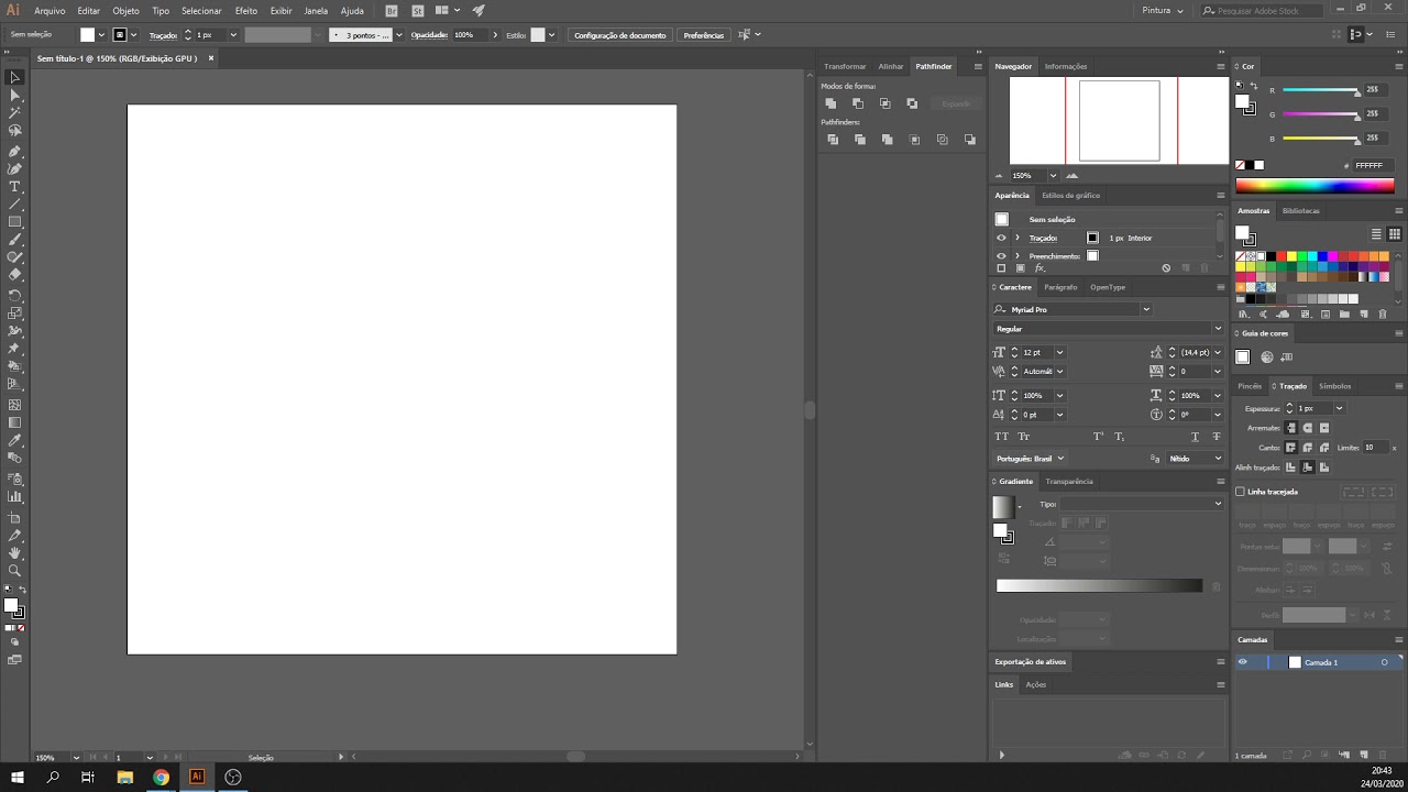 Configurando área de trabalho do Illustrator - Illustrator #1 - YouTube
