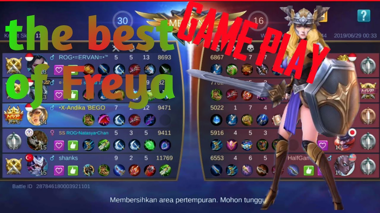 Freya game play (the best of role Kerry) - YouTube