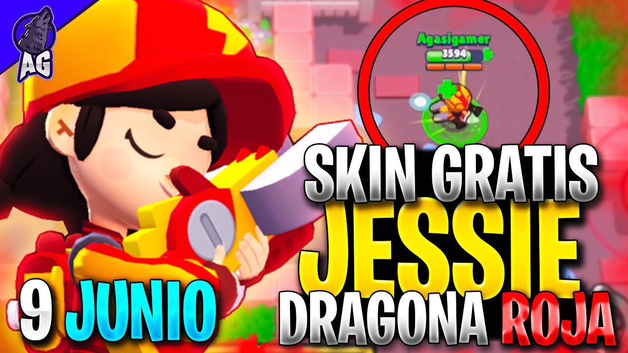 SUPERCELL ME REGALA LA SKIN DE JESSIE DRAGONA ROJA | CONSIGUELA GRATIS ...