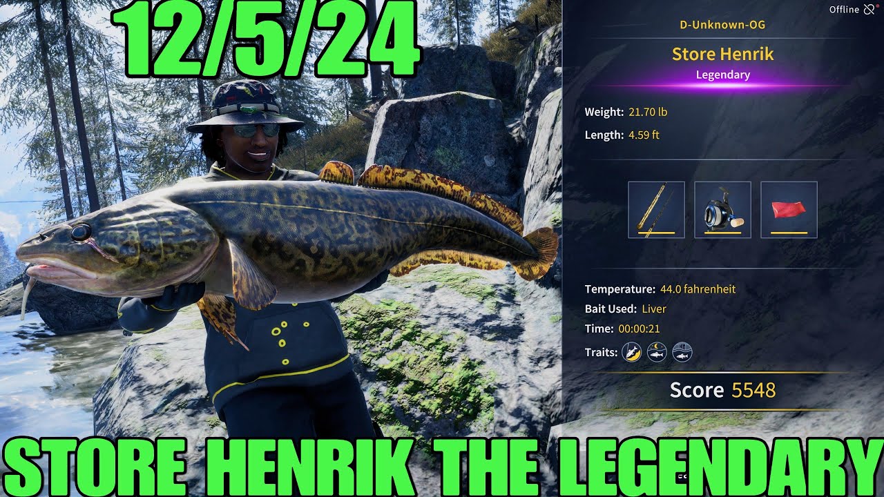 Store Henrik Is The Legendary Fish Active This Week 12/5/24 - Call Of ...