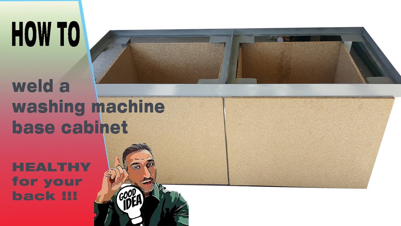 Weld a Washing Machine Base Cabinet - healthy back-compatible - made of ...