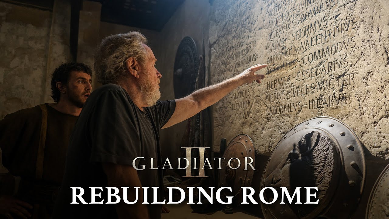 Rebuilding Rome for Gladiator II – Ridley Scott, Paul Mescal, Pedro ...