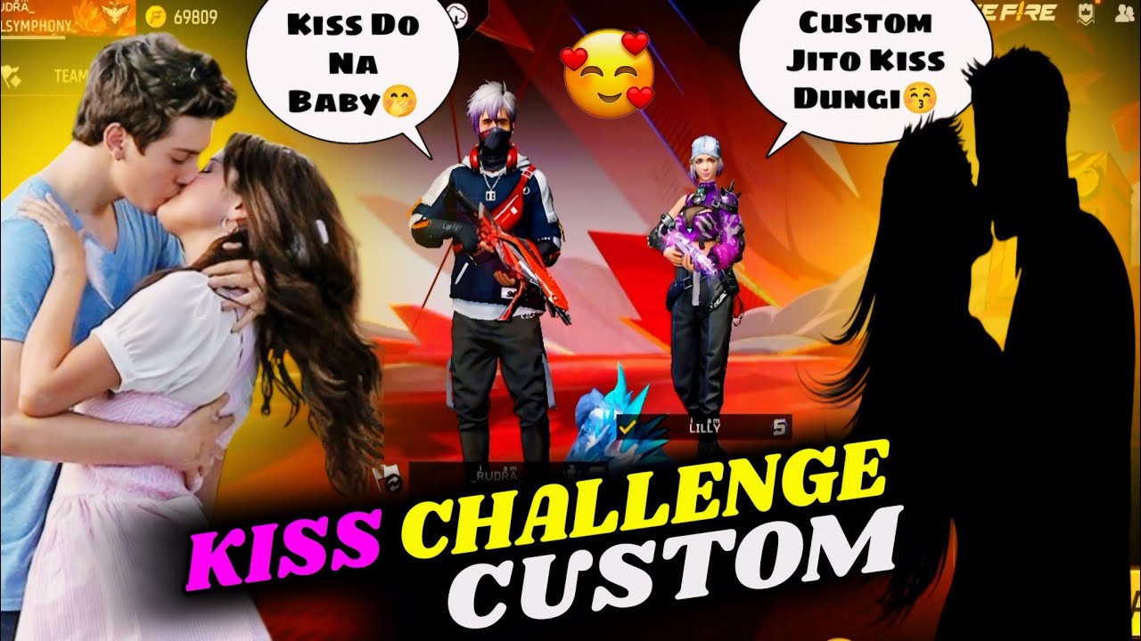 Kiss Challenge Custom 💋||Kiss Challenge With Diya 😚||जल्दी से किस दे दो ...