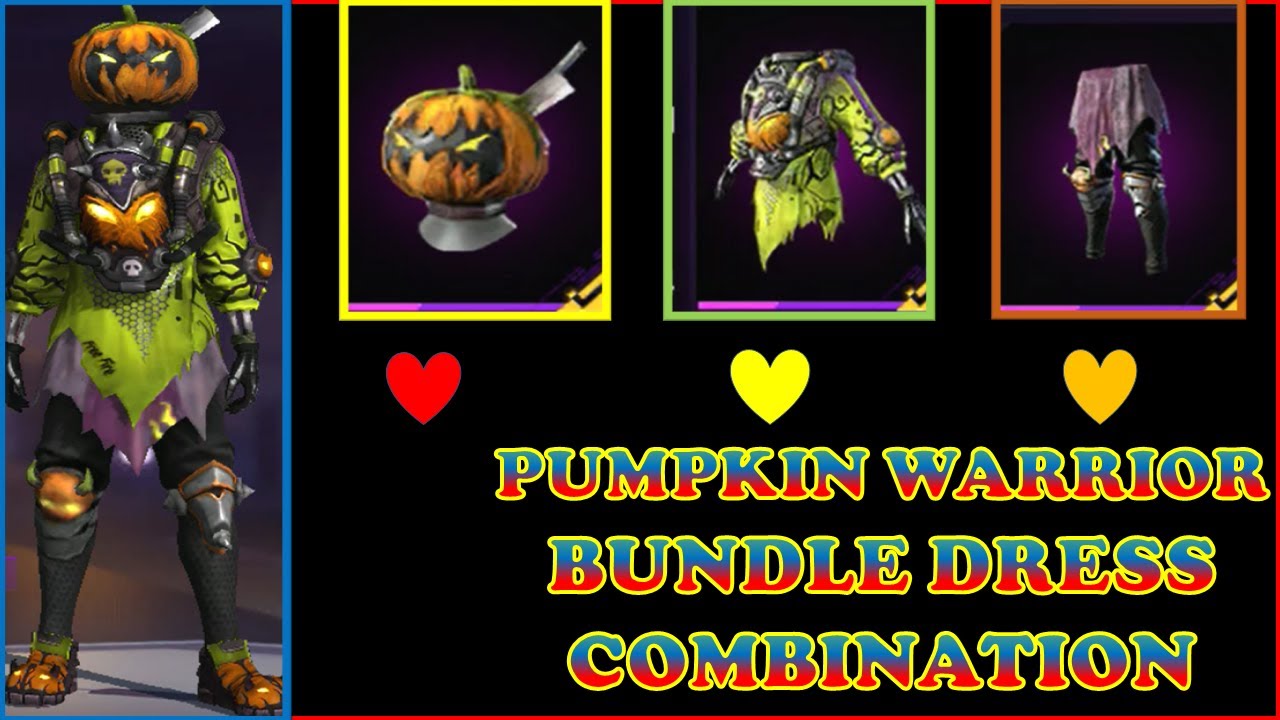 PUMPKIN WARRIOR BUNDLE COMBINATION || NEW GOLD ROYALE ADDED PUMPKIN ...