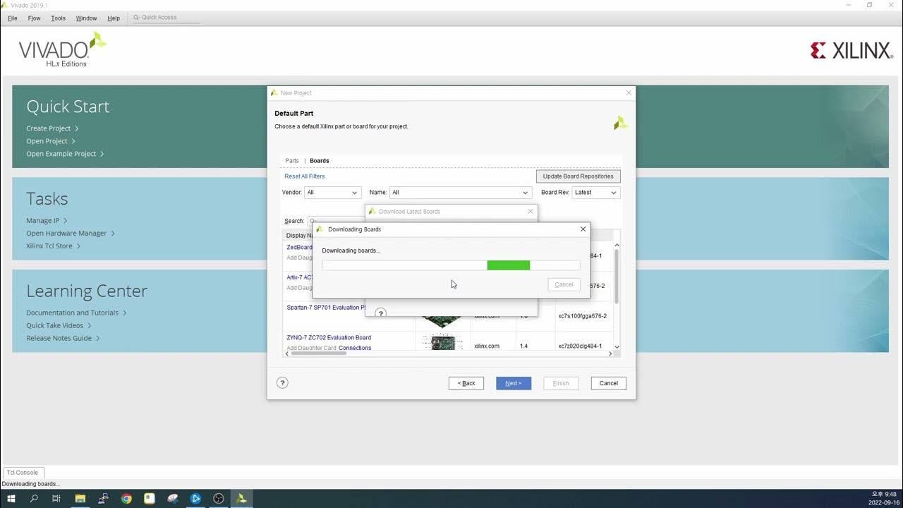 Xilinx Vivado webpack Tool 설치 방법 - YouTube