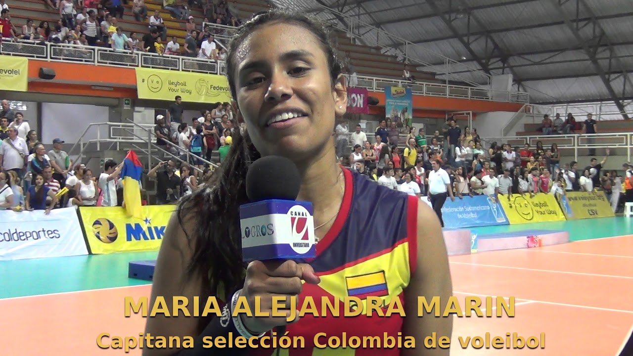 MARIA ALEJANDRA MARIN Capitan Seleccion Colombia Voleibol - YouTube