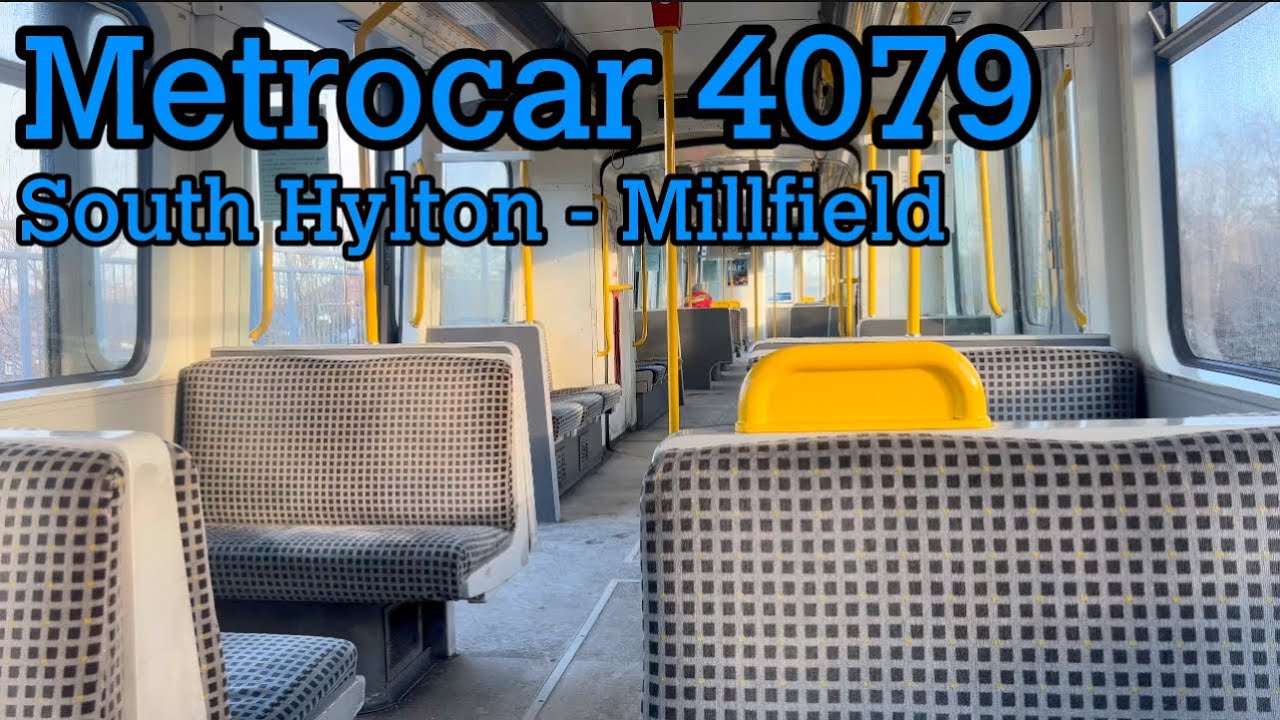 Tyne and Wear Metro | Metrocar 4079 South Hylton - Millfield - YouTube