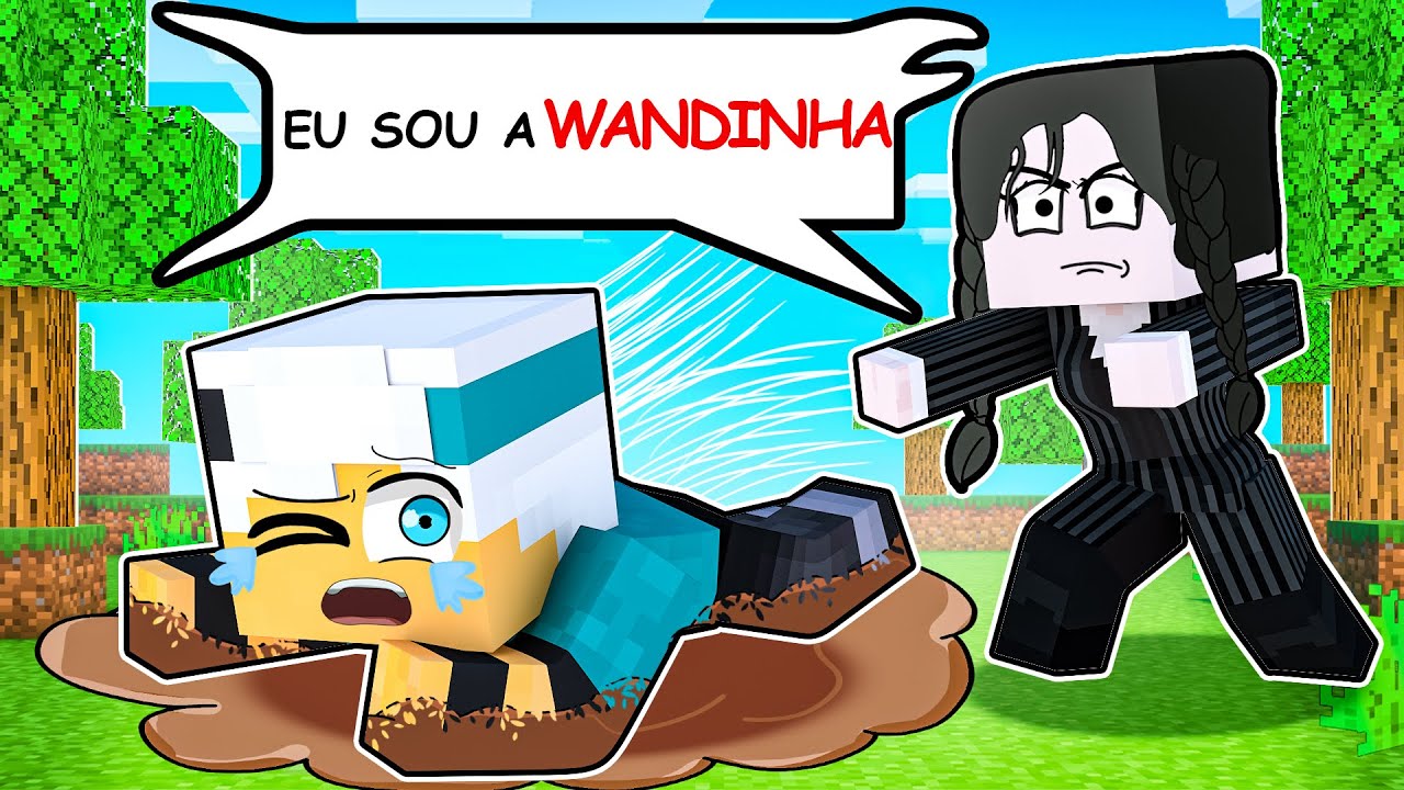 Wandinha Virou Minha IrmÃ Malvada No Minecraft Youtube