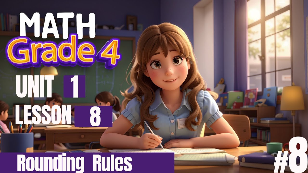 شرح ماث جريد 4 لغات | ( Rounding Rules) Unit 1 | Lesson 8 - YouTube