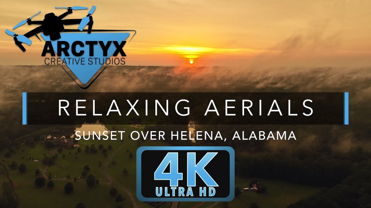 [Relaxing Aerials] Beautiful 4K Drone Sunset Footage with Cinematic ...