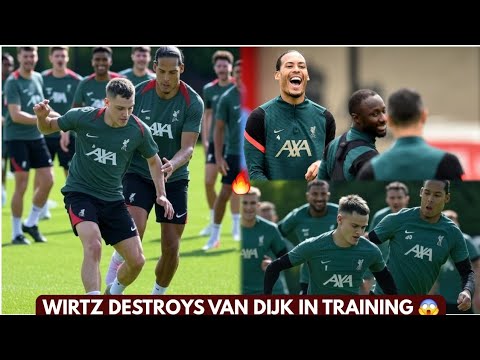 HERE WE GO🔥FLORIAN WIRTZ LEAVES VAN DIJK IN SHAMBLES DURING LIVERPOOL ...