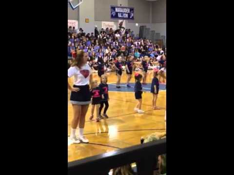 Maclay cheer club pep rally - YouTube