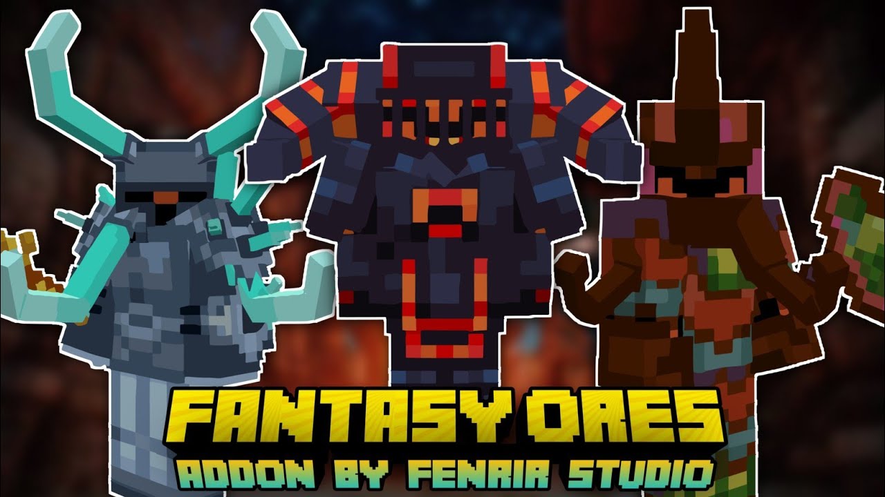 Best Fantasy Mod for Minecraft Bedrock - Fantasy Ores Version 3.5 | Addon Showcase - YouTube