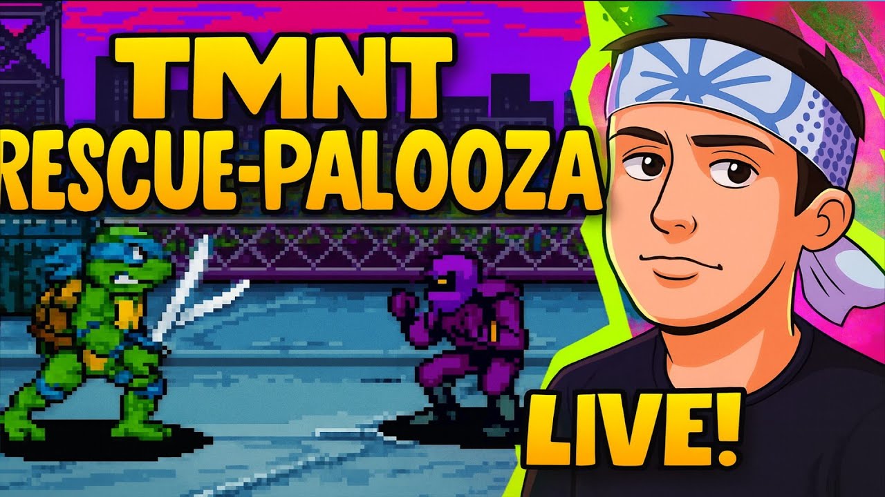 TMNT Rescue-Palooza – Classic Ninja Turtles Fan Game Live! - YouTube