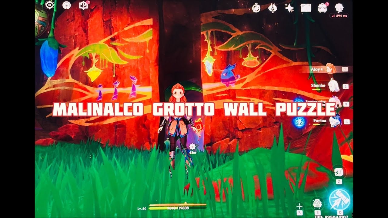 Malinalco Grotto wall puzzle Genshin Impact - YouTube