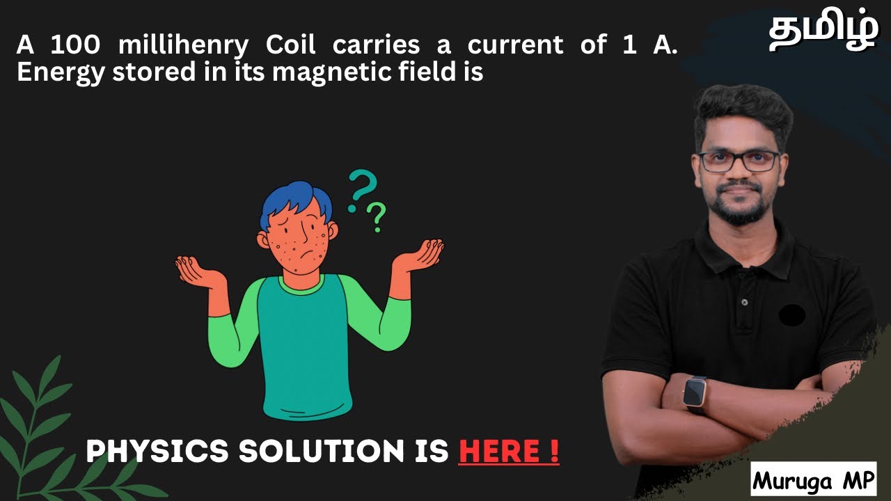 A 100 millihenry Coil carries a current of 1 A. Energy stored in its ...