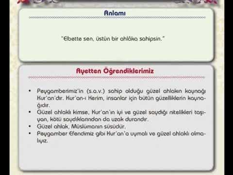 Hacı Yeşilgül Camii 1. Ayet Yarışması 4. Tur Ayetleri (31-40 arası)