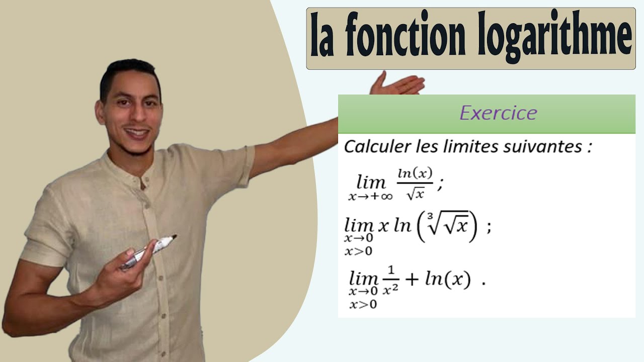 la fonction logarithme 2 bac exercices corrigés - les limites de ...
