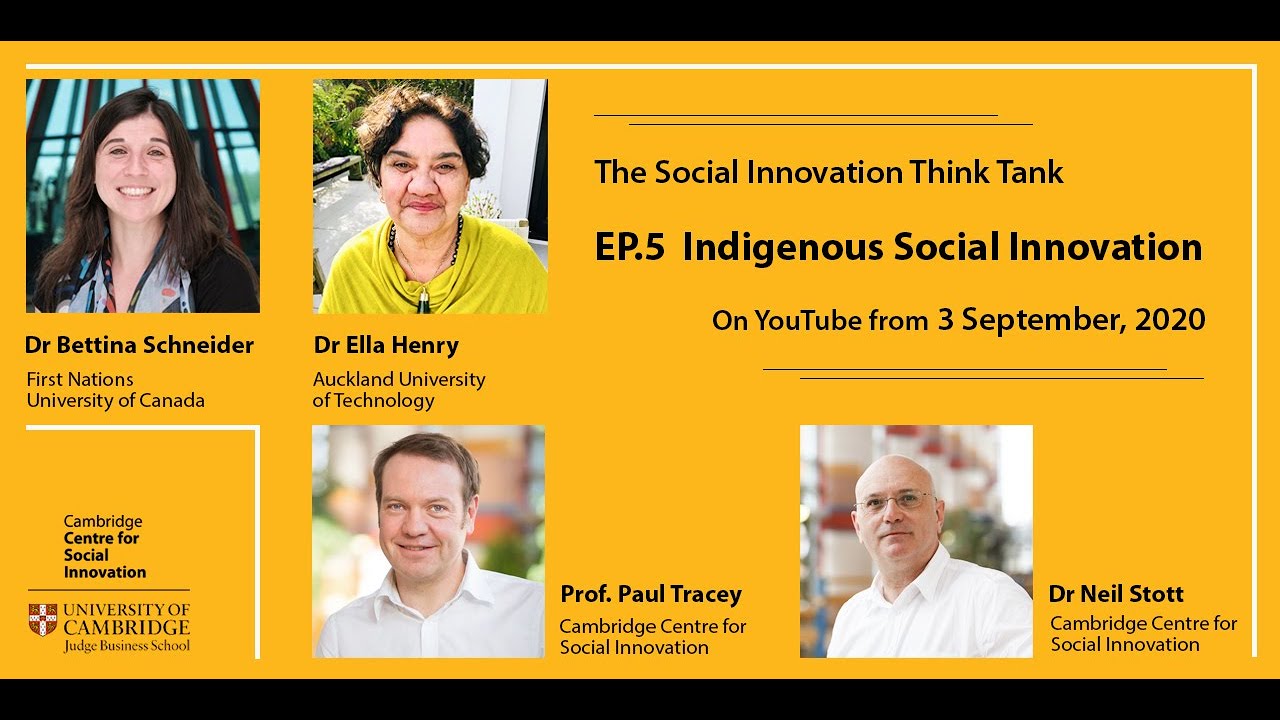 The Social Innovation Think Tank (Ep.5) - Indigenous Social Innovation ...