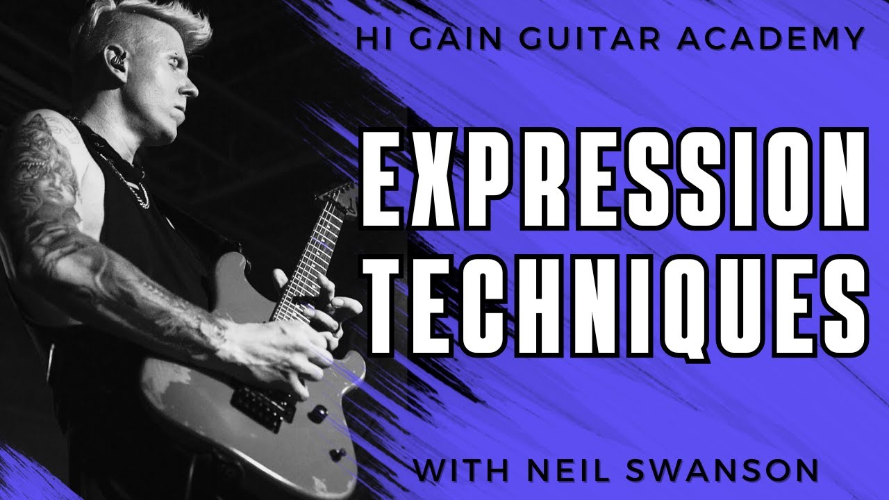 Electric guitar lesson - Expression techniques with Neil Swanson - YouTube