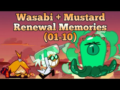[Cookie Run Ovenbreak] Wasabi + Mustard Cookie's Renewal Memories! (#01 ...