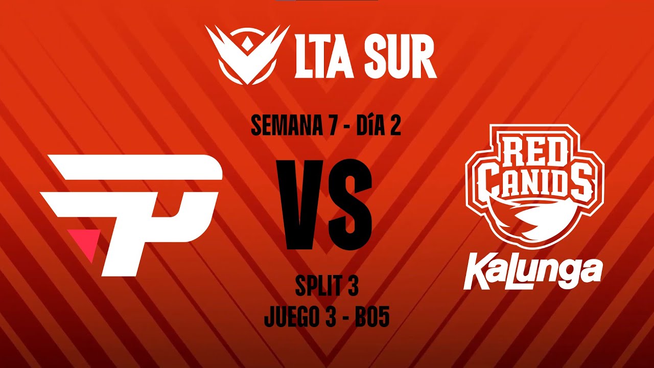 PAIN vs RED | LTA SUR Split 3 | Final Lower Bracket | S7D2 | Partida 3 ...