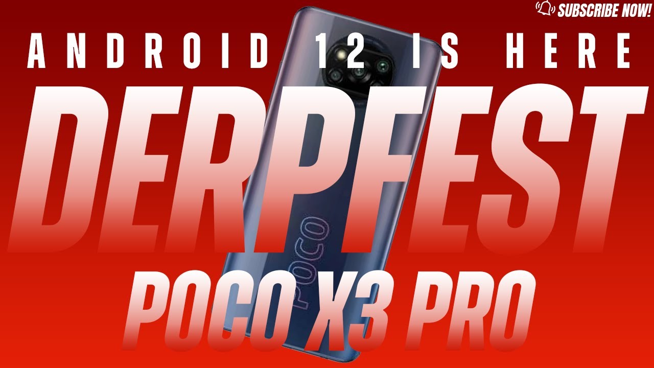 POCO X3 PRO Antutu 600000 😲 OFFICIAL ANDROID 12 DERPFEST | First Look ...