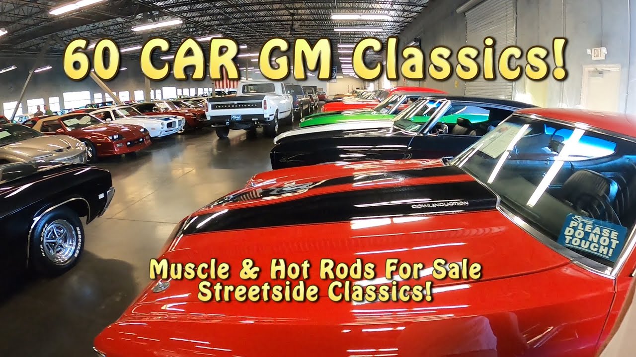 EP554 Tons of Classic GM cars at Streetside Classics for Sale! - YouTube