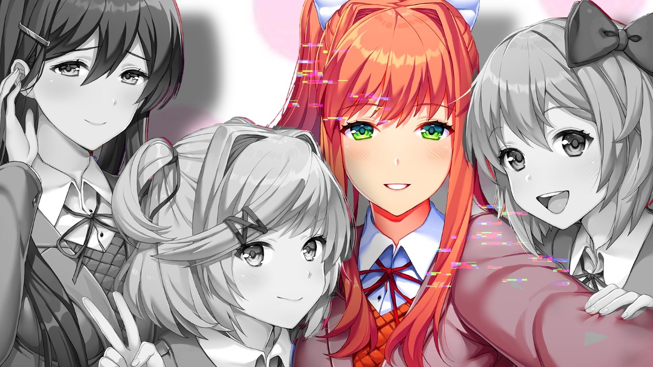 How to Make a Visual Novel Scary (ft. Monika) - YouTube