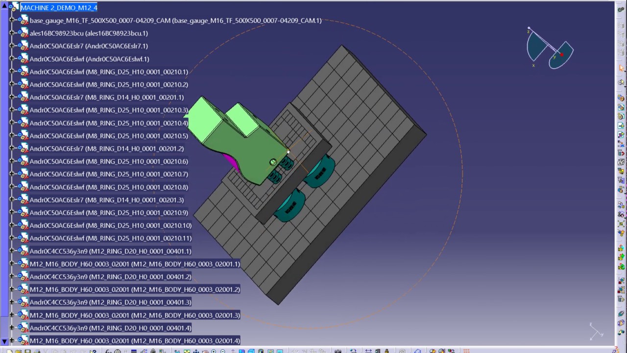 CATIA Clamp Assy Creation - YouTube