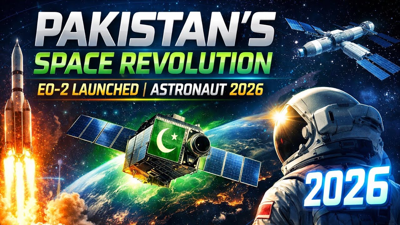 Pakistan Launches EO 2 Satellite | First Pakistani Astronaut 2026 ...