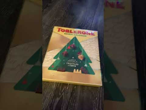 Toblerone advent calendar - YouTube