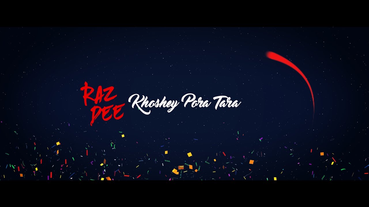 Raz Dee | Khoshey Pora Tara | Official Lyrics Video | Bangla R&B - YouTube