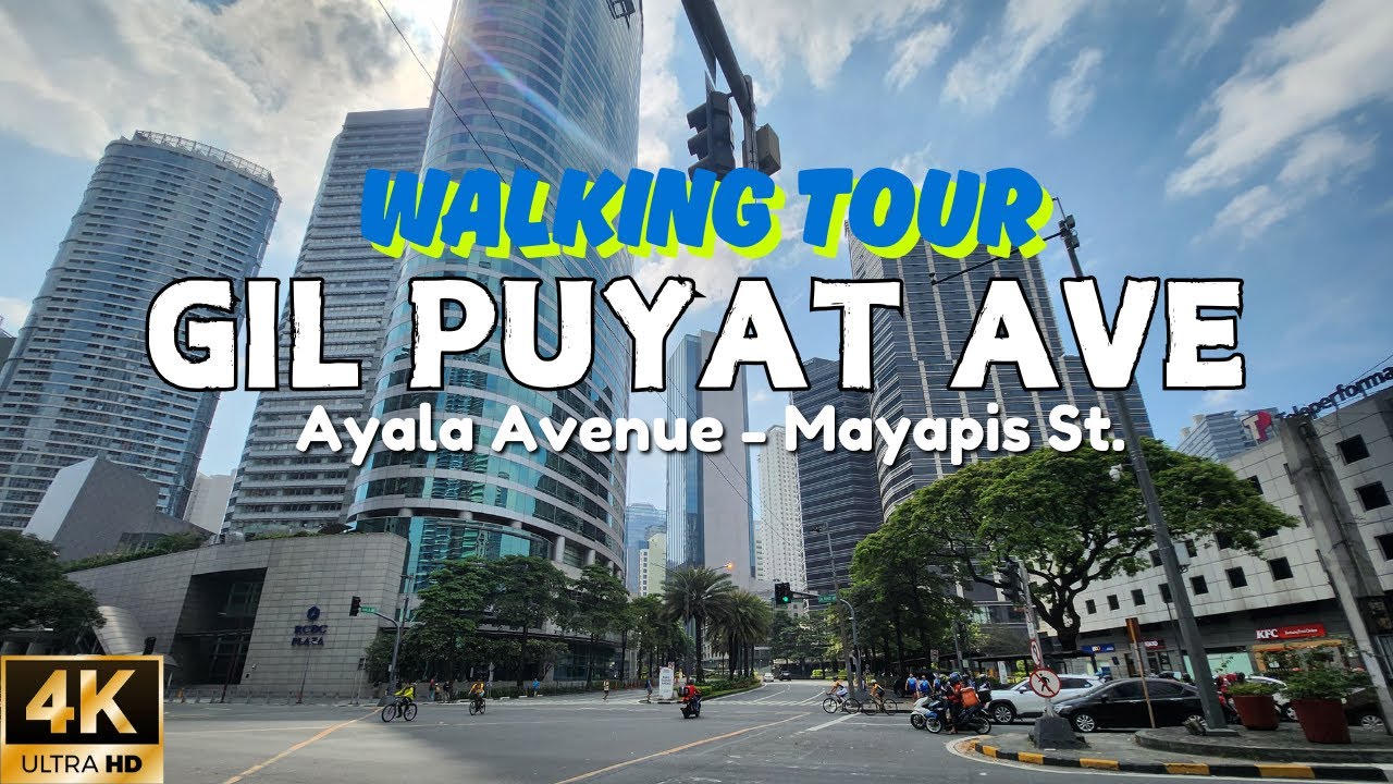 [4K] GIL PUYAT AVENUE: Morning Walk in Buendia Avenue, Makati ...