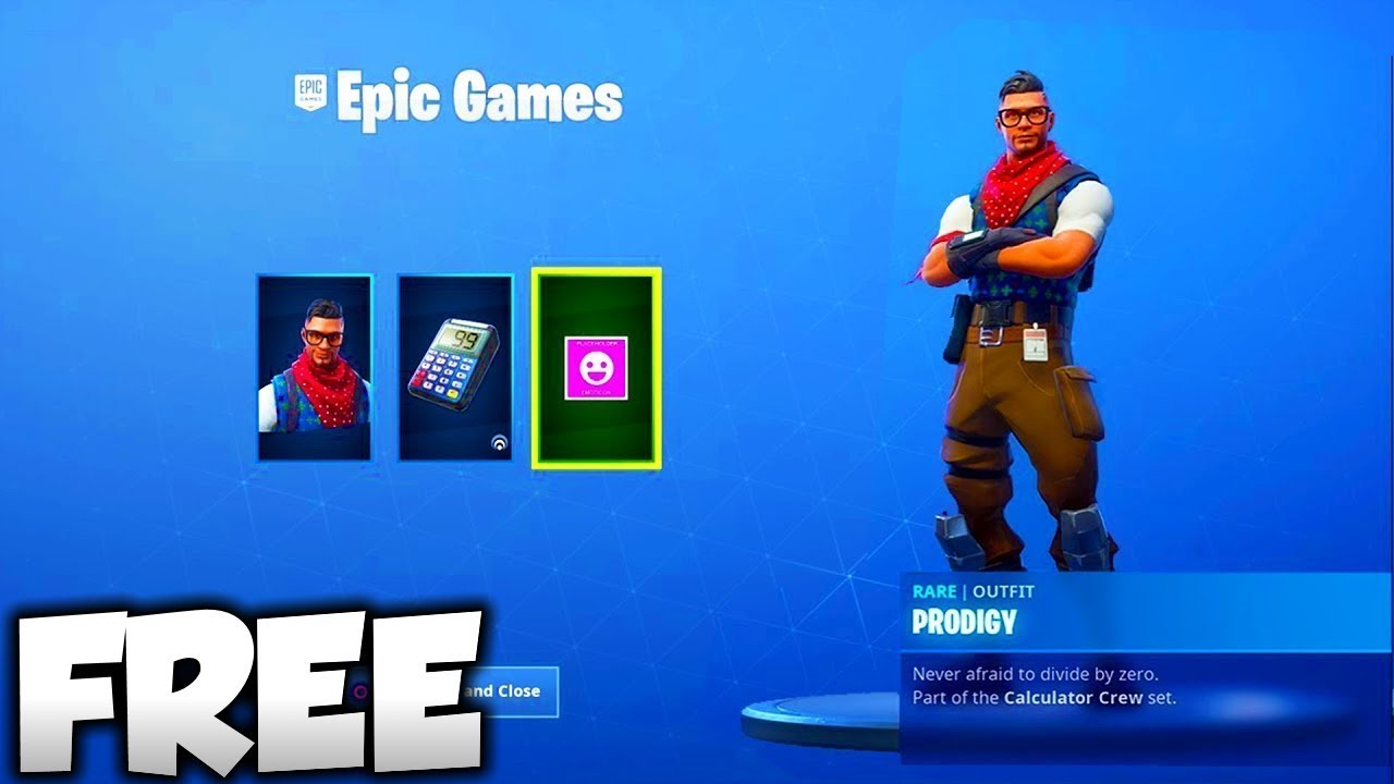 Fortnite PRODIGY SKIN FREE | PS Plus FREE SKIN PACK! - How To Download ...