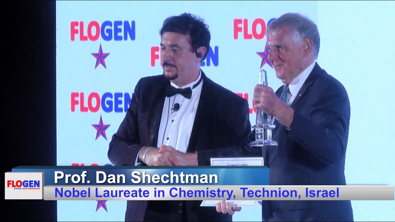 FLOGEN SIPS 2022 Awards: Dr. Dan Shechtman, Professor, Technion, Israel - YouTube