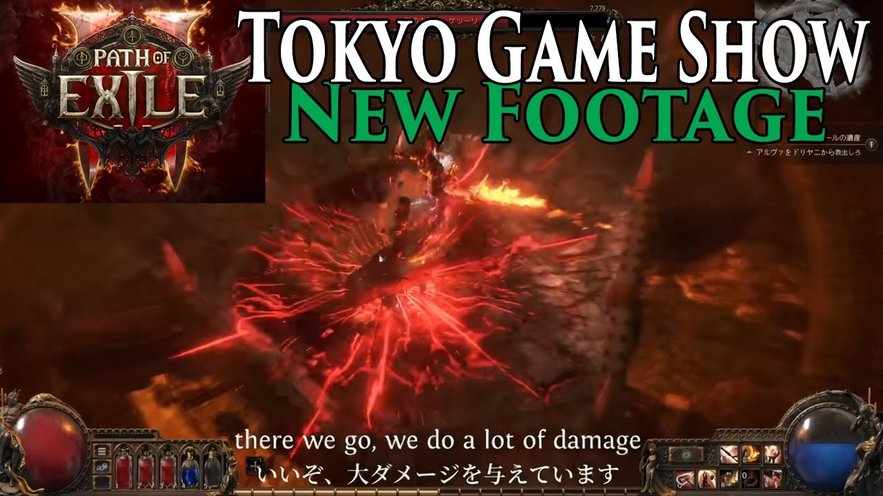 NEW Path of Exile 2 Gameplay Footage - Tokyo Game Show w/ Commentary ...