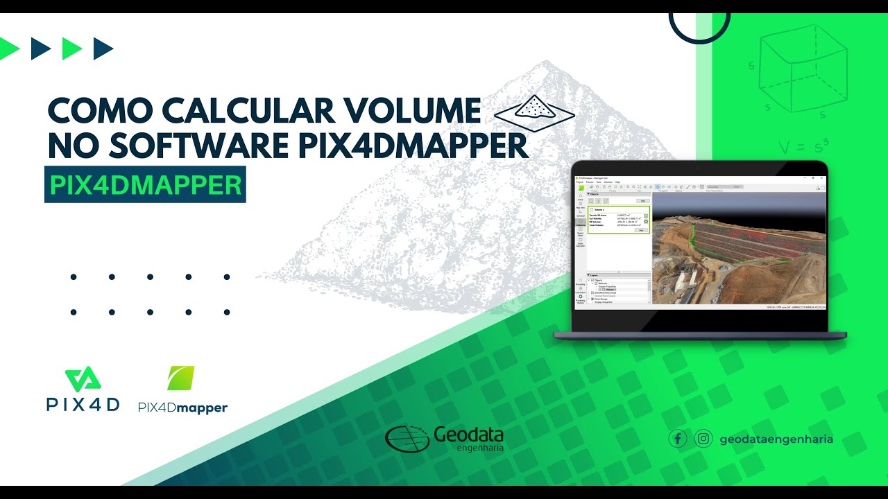 Pix4Dmapper - Cálculo de Volume - YouTube