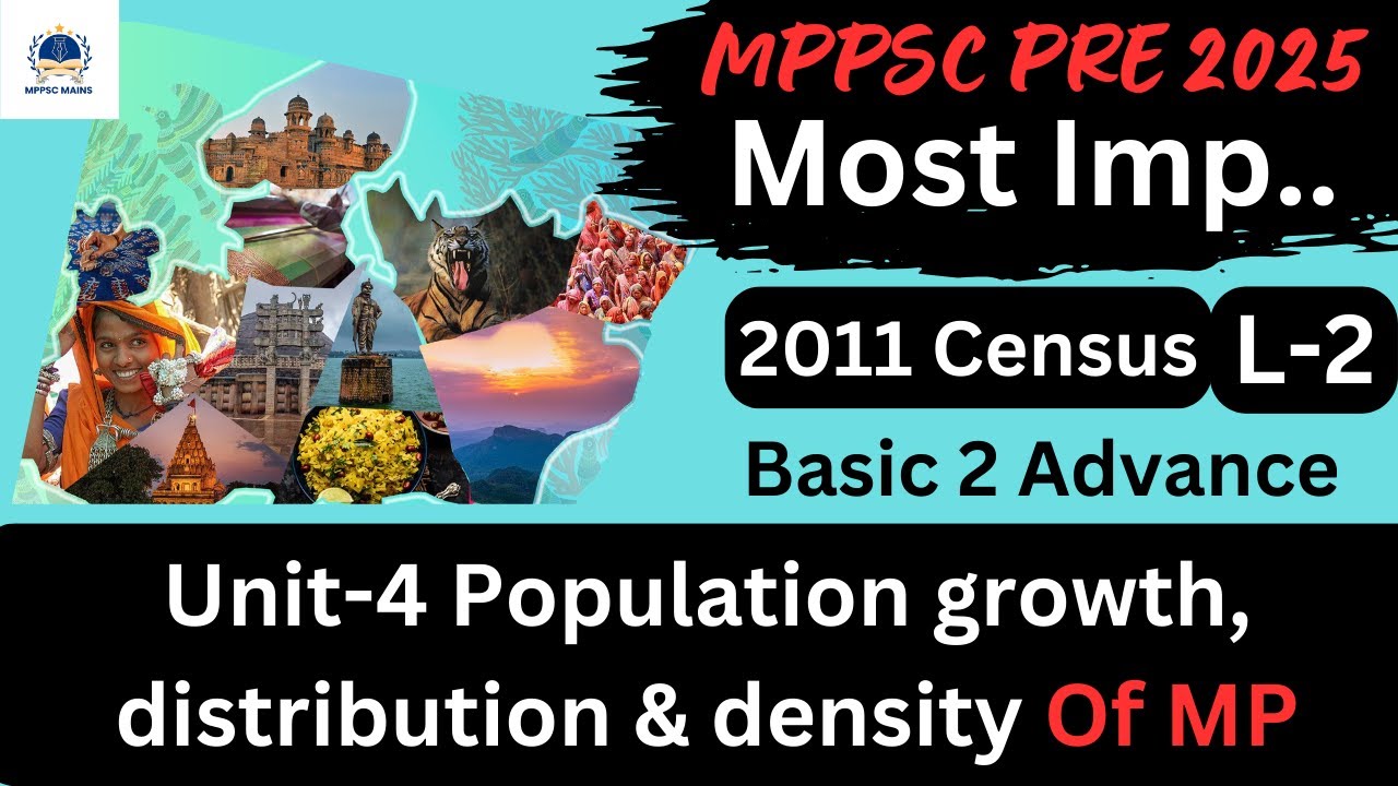 MPPSC-Pre 2025 MP Census 2011 (L-2) - YouTube