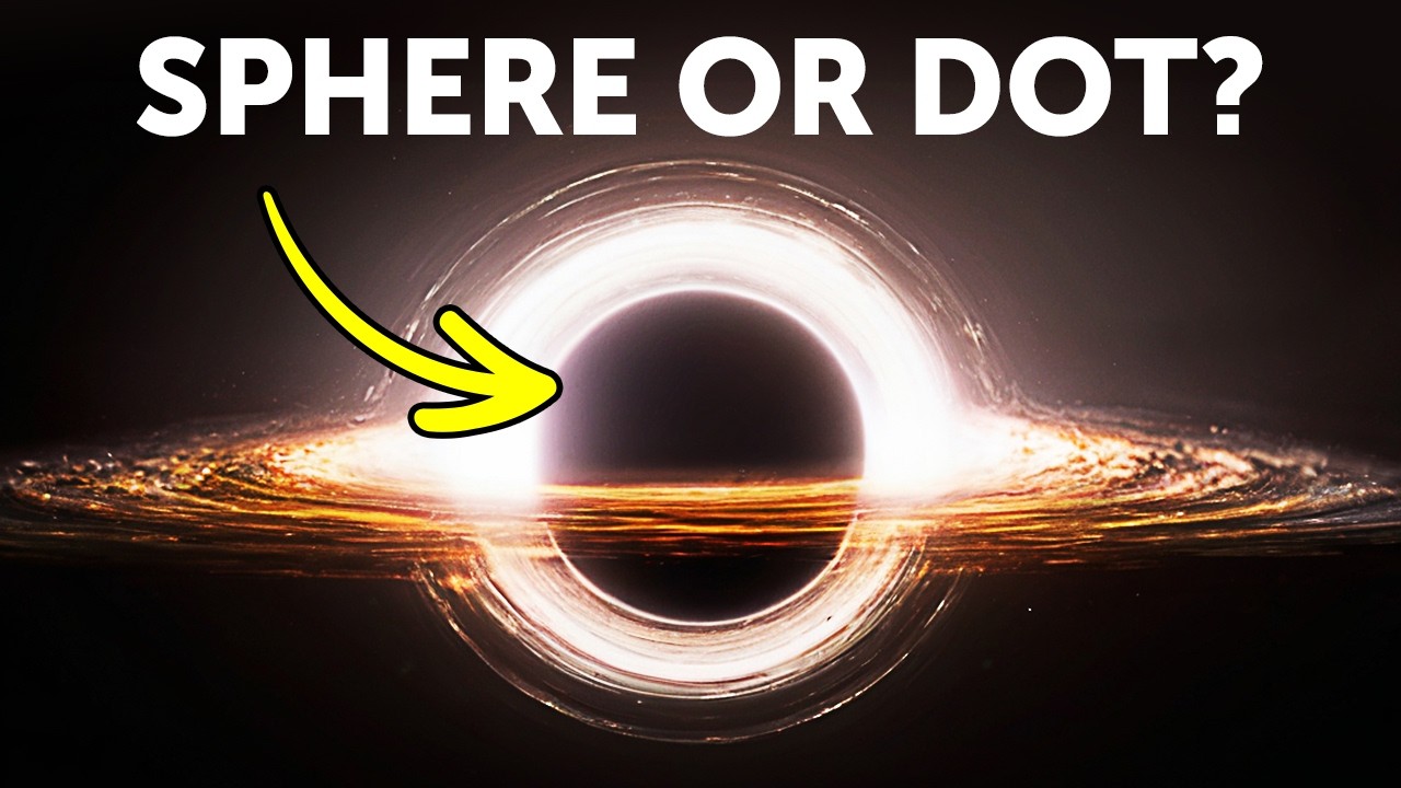 Is a Black Hole a Sphere or a Dot? Anatomy of a black hole - YouTube