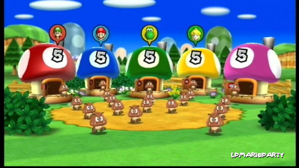 Mario Party 9 Minigame: Gumba-Gewimmel (Goomba Village) - YouTube