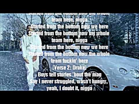 Drake -- Started From The Bottom (Extended Version) ( Lyrics Video ...